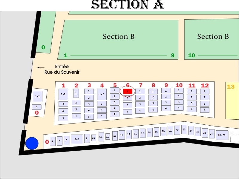 ETEL : Plans des tombes au cimetière – Le Souvenir Français